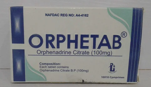 ORPHETAB 100MG TABLET – GoMed