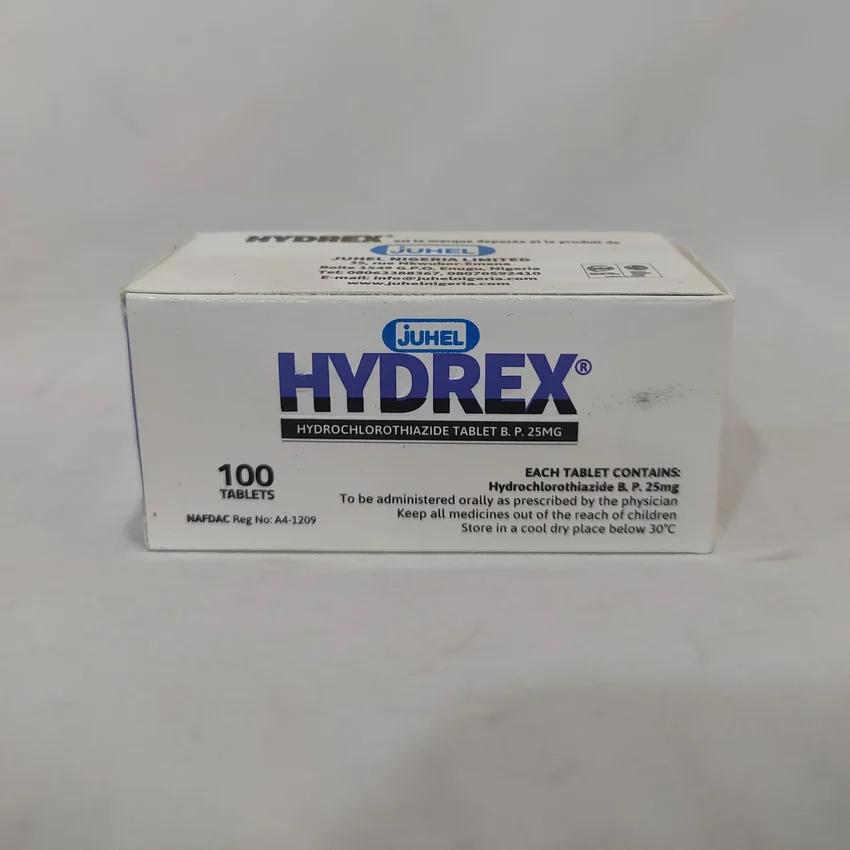 HYDREX 25MG X 10 TABS HYDROCHLOROTHIAZIDE – GoMed