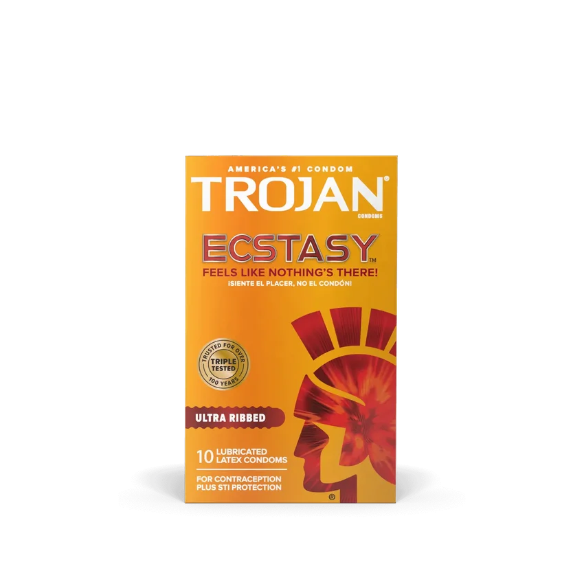 TROJAN ECSTASY ULTRA RIBBED – GoMed