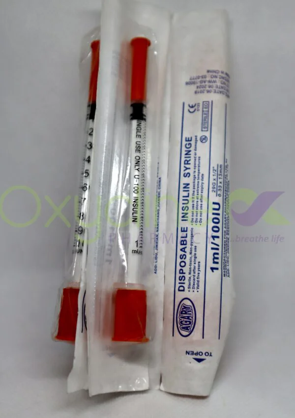 INSULIN SYRINGE 100IU X1 – GoMed