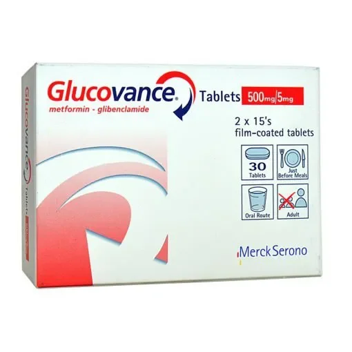 GLUCOVANCE 500MG/5MG *30 – GoMed