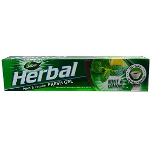DABUR HERBAL TOOTHPASTE(MINT & LEMON) 140G – GoMed