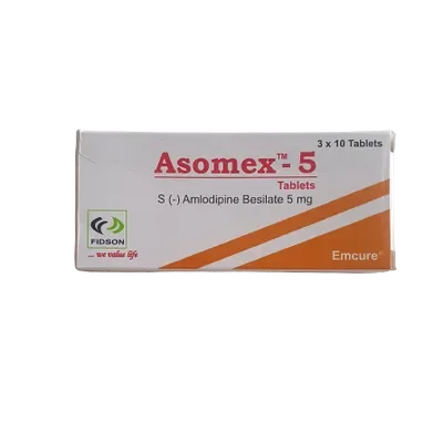 ASOMEX AMLODIPINE 5MG – GoMed