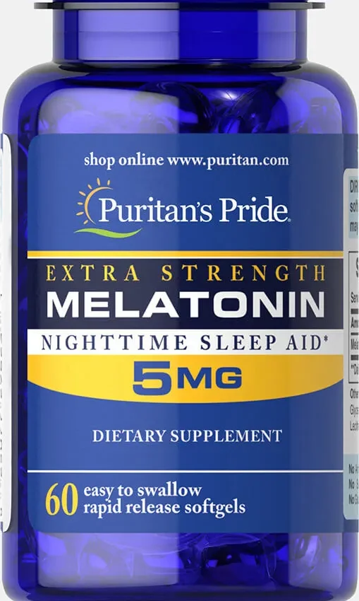 PURITAN MELATONIN 5MG X 60 CAPS – GoMed